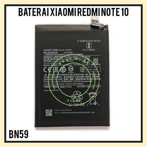 Jual Baterai Batre Battery Xiaomi Redmi Note Bn Original Shopee Indonesia
