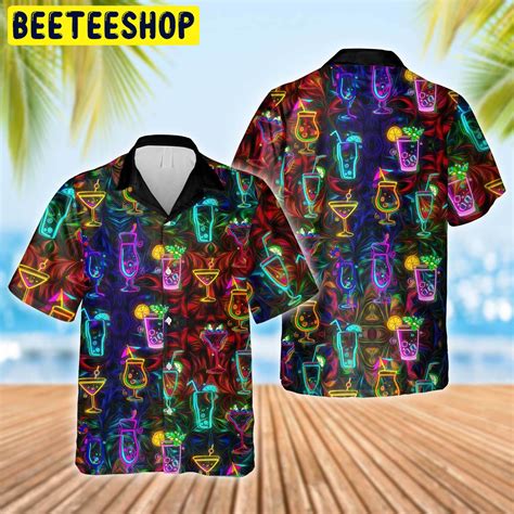 Love Cocktails Bartender Trending Hawaiian Shirt Beeteeshop