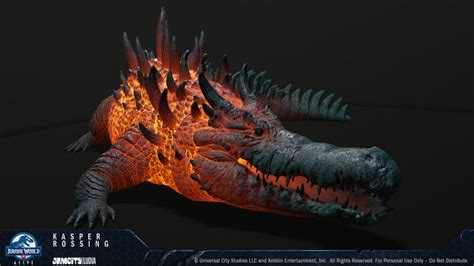 An Image Of A Toy Alligator That Is On Display In The Dark Room With