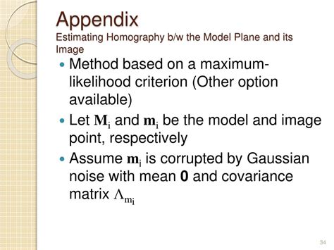 Ppt A Flexible New Technique For Camera Calibration Zhengyou Zhang