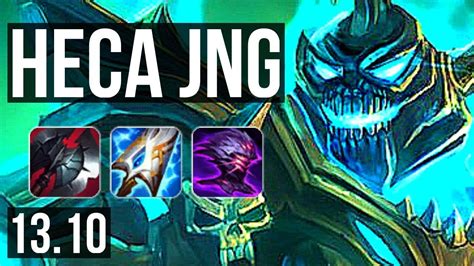 HECA Vs ZAC JNG 13 1 4 2 4M Mastery 1300 Games Godlike KR