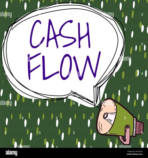 Conceptual Display Cash Flow Internet Concept Movement Of The Money In And Out Affecting The