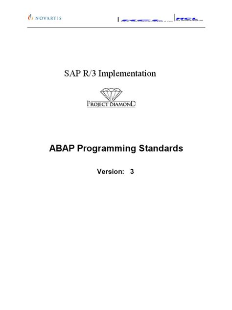 1295 Hcl Abap Coding Pdf Parameter Computer Programming Subroutine
