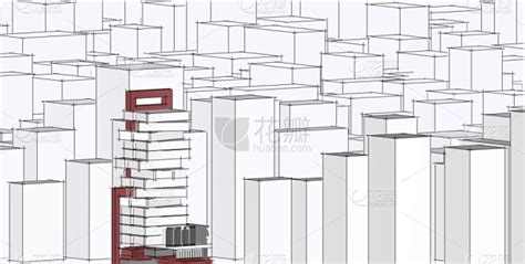 建筑业 三维图形 绘画插图 建筑 透视图 成一排 商务 几何形状 泰国 技术
