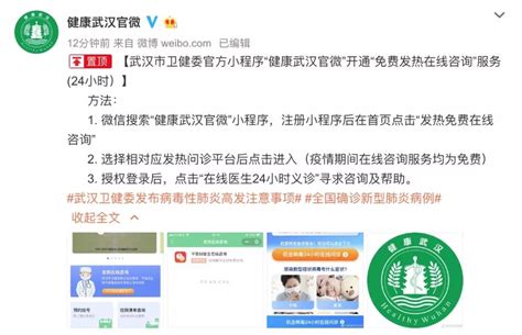 武汉市卫健委联合平安好医生app开通抗疫电话义诊专线 新闻频道 和讯网