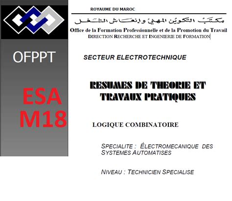 Module N LOGIQUE COMBINATOIRE ESA