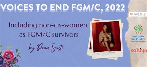Including Non Cis Women As Fgmc Survivors Voices To End Fgmc Website
