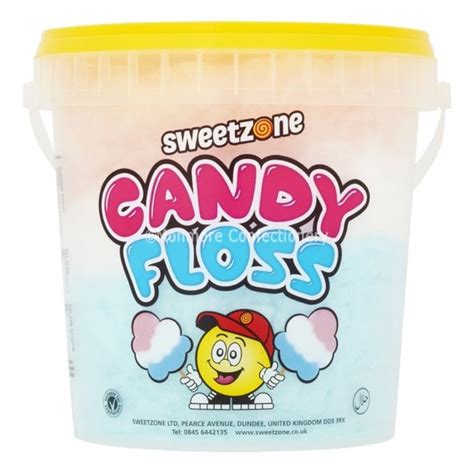 Candyfloss 50g Tubs Sweetzone 6 Count T4wholesale