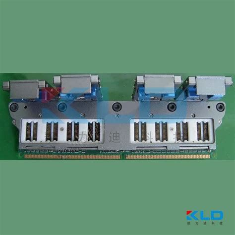 DDR2 Memory Bank Test Fixture Jig Alloy Material Solid And Easy Operating 1X8 Socket Integrated