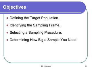 Unit No 09 Developing Sampling Plan PPT