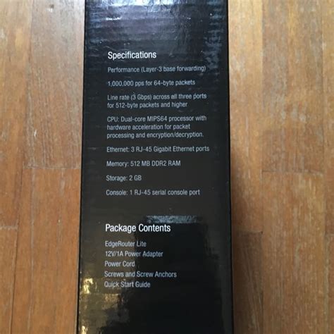 Ubiquiti Edgerouter Lite Computers And Tech Parts And Accessories Networking On Carousell