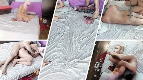 Amateur Couple Crazy Sex In The Bedroom Hot Foreplay With A Couple Oil