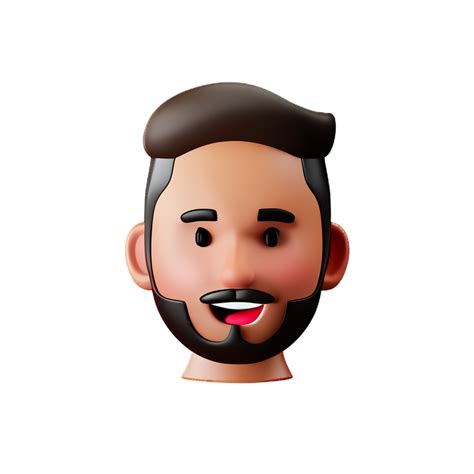 Beard 3d Rendering Icon Illustration 28567883 Png