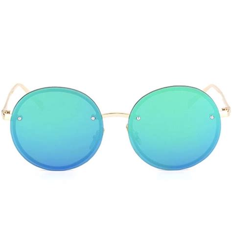 Eclipse Frames Mirrored Sunglasses