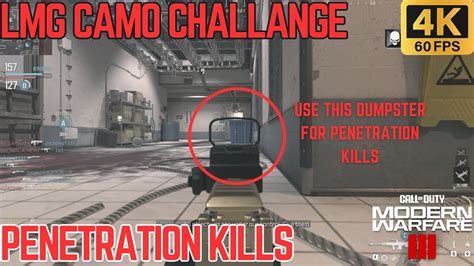 BEST MAP FOR PENETRATION KILLS FOR LMG CAMO Call Of Duty Modern Warfare Cod Mw Codm