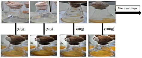 Different View Of Samples Before And After Centrifugation Download