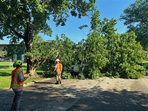 Strong Storms Hit St Charles Cleanup Underway St Charles Il Patch