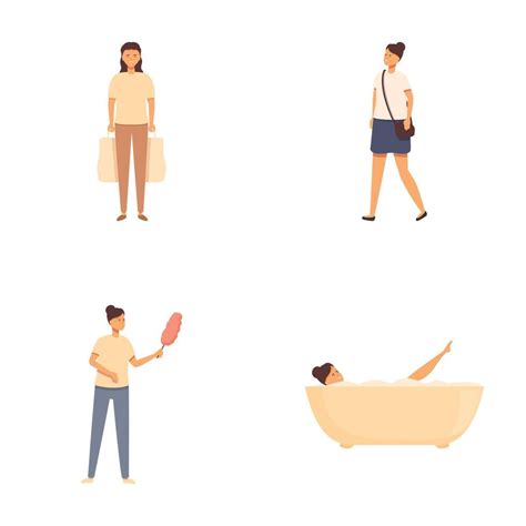 Diverse Daily Life Activities Illustration Set 47052608 Vector Art At