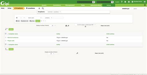 954 Dropdown Of Locations And Entities Does Not Load Data · Issue 8817 · Glpi Projectglpi