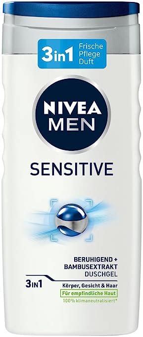 5 x Nivea Men Sensitive 3 in 1 Duschgel 5x 250 ml für 5 33 inkl