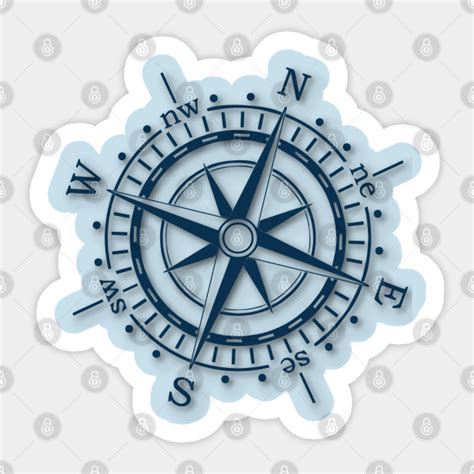 Compass Compass Sticker Teepublic