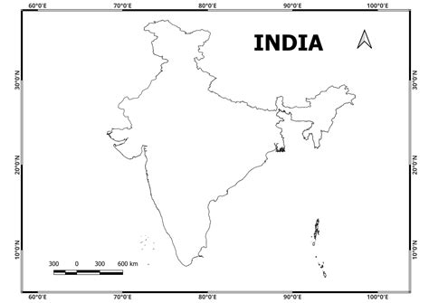 Shapefile Of India State District Administrative Boundaries Map GIS