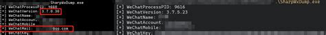 Github Admintest0 Sharpwxdump 微信客户端取证，可获取用户个人信息 昵称 账号 手机 邮箱 数据库密钥 用来解密聊天记录 ；支持获取多用户信息，不定期更新新