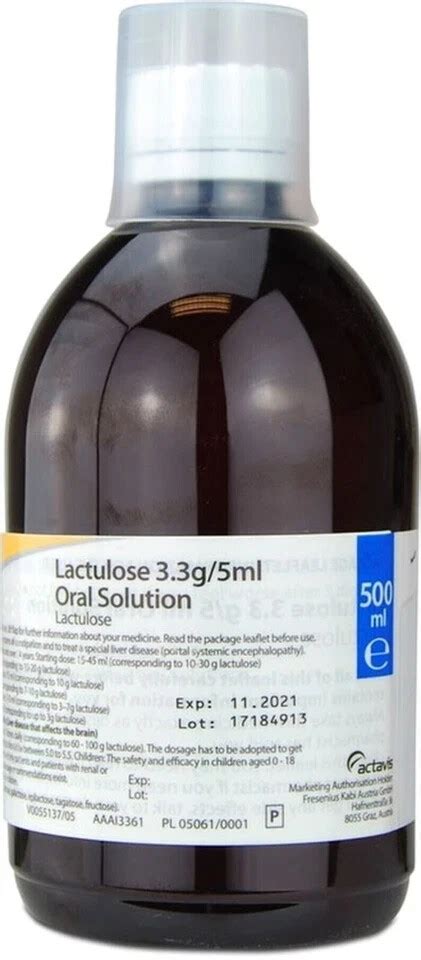 Lactulose Solution Constipation Relief 500ml Brand May Vary Ebay Uk