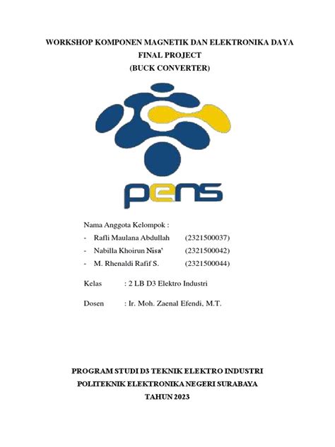 laporan final project pdf inductor capacitor