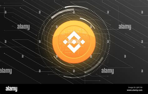 Binance Bnb Crypto Currency Themed Banner Binance Coin Or Bnb Icon