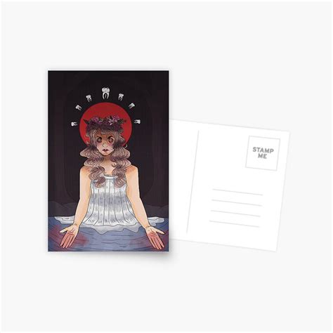 Sharp Objects Amma Crellin Persephone Postcard By Misnamedplants