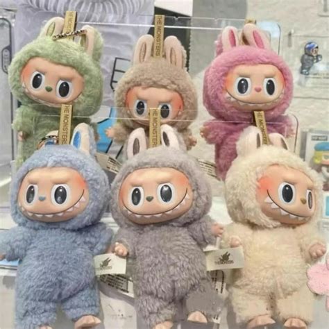 Labubu Dollthe Monsters Delightful Macaron Plush Doll Series Offering