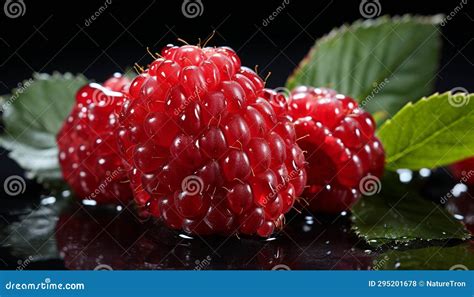 Raspberry On The Water Raspberry In Water Stock Illustration