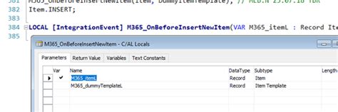 Event Request Codeunit 5703 Function Createnewitem · Issue 3170