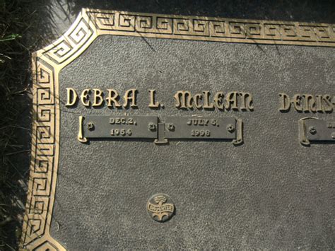 Debra Lynn Mclean 1954 1998 Find A Grave Memorial