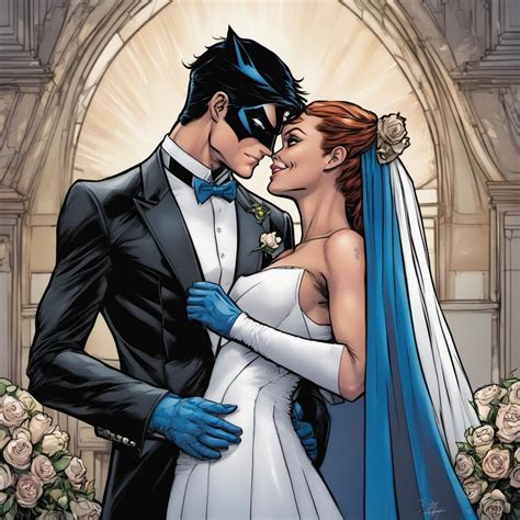Nightwing Wedding With Batgirl 1 By Elrober984 On Deviantart