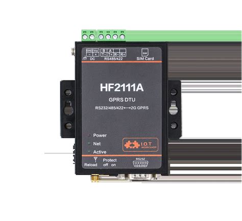 HF A Industrial Modbus Serial RS RS RS To GPRS Converter Device Serial Server