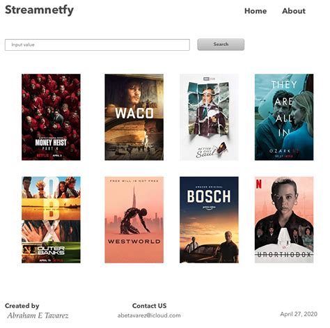 GitHub AbeTavarez Streamnetfy