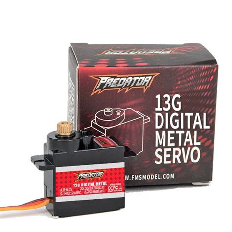 Fms Predator 13g Full Metal Servo Analog Digital Optional For Rc