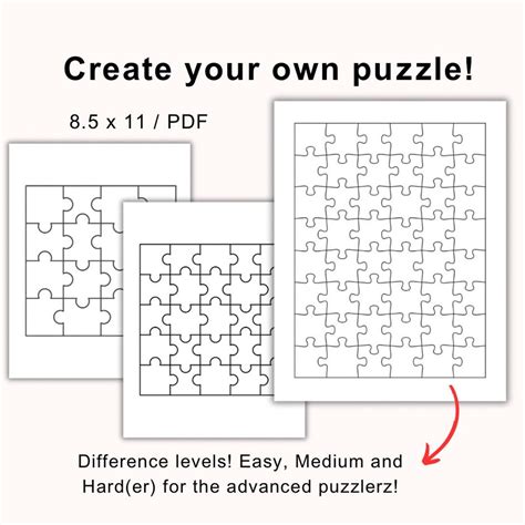 Create Your Own Puzzle Worksheets Custom Puzzle Design Printable
