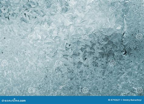 Frosted Window Winter Sunrise Background Texture Royalty Free Stock