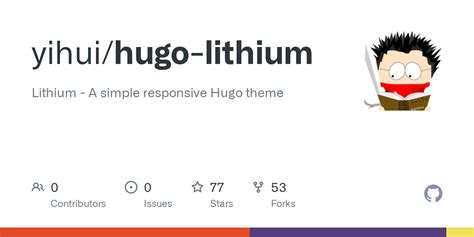 Github Yihuihugo Lithium Lithium A Simple Responsive Hugo Theme