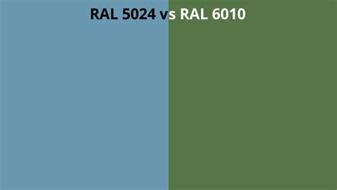Ral 5024 Vs 6010 Ral Colour Chart Uk