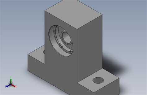 双轴承短T型轴承座组件 BDTS Z A SOLIDWORKS 模型图纸下载 懒石网