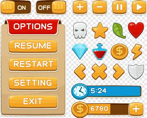 Game Scene User Interface Design Game Button Game Ui Interaction