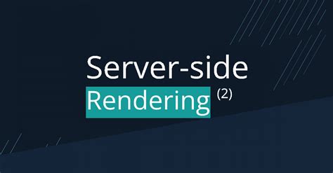 Server Side Rendering Part 1 As The Adoption Of Single Page By