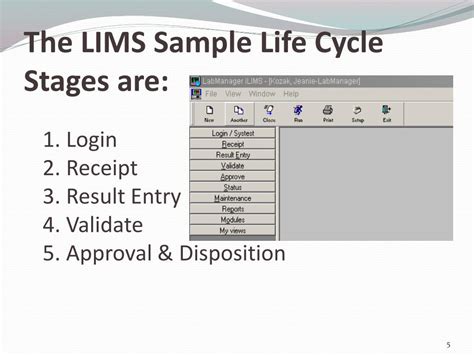 Ppt Welcome To Training For Laboratory Information Management System