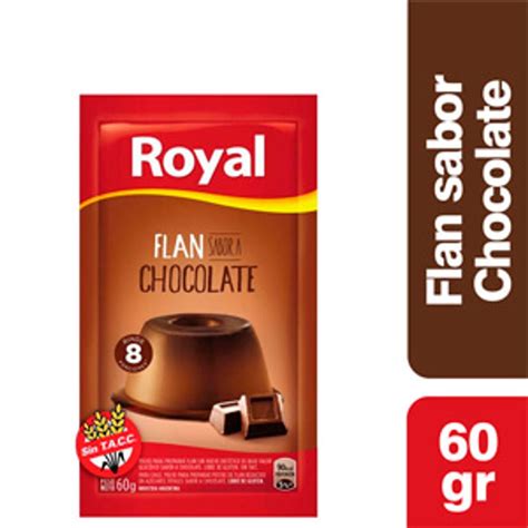 Flan Royal Chocolate X 60 Gr Alberdisa