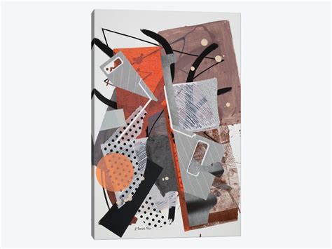 Mixed Media Collage On Canvas