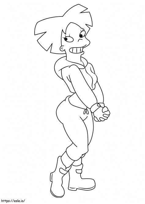 Amy Wong From Futurama Coloring Page